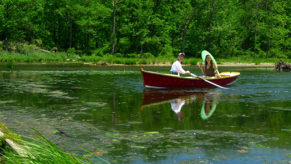 A Skiff Wind: Whisp, she is Launched!