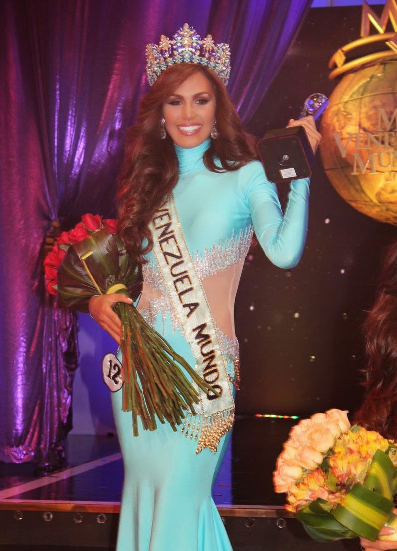 SASHES AND TIARAS....Miss Venezuela World 2014 is Debora Menicucci ...
