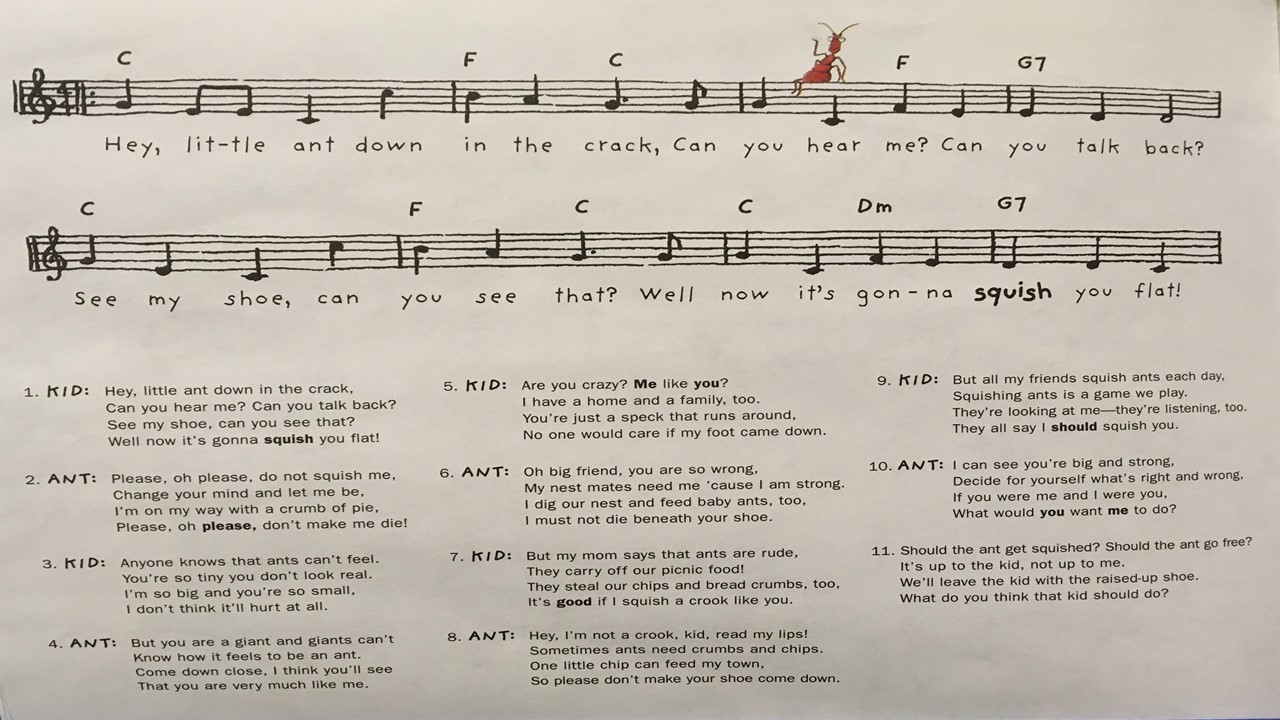 Hanging Out With Mrs. Strout: Hey Little Ant!