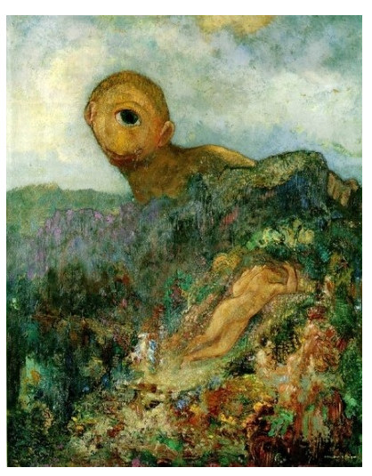 the Art of Resistance: Fantasy & Eros: 3. The Cyclops / Odilon Redon (1914)