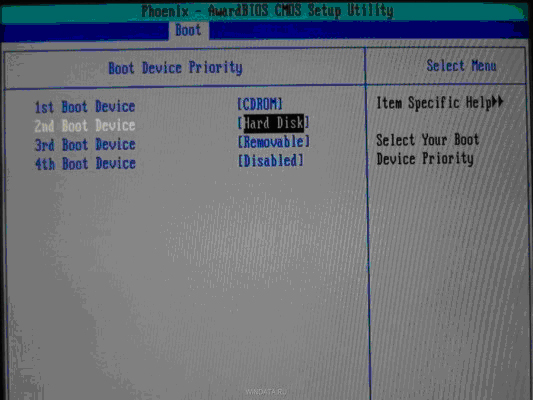 Компьютер и его настройки: Как установить Windows XP: BIOS