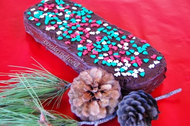 Κορμός με μπισκότα και σοκολάτα/Chocolate log with biscuits | Cook And Feed