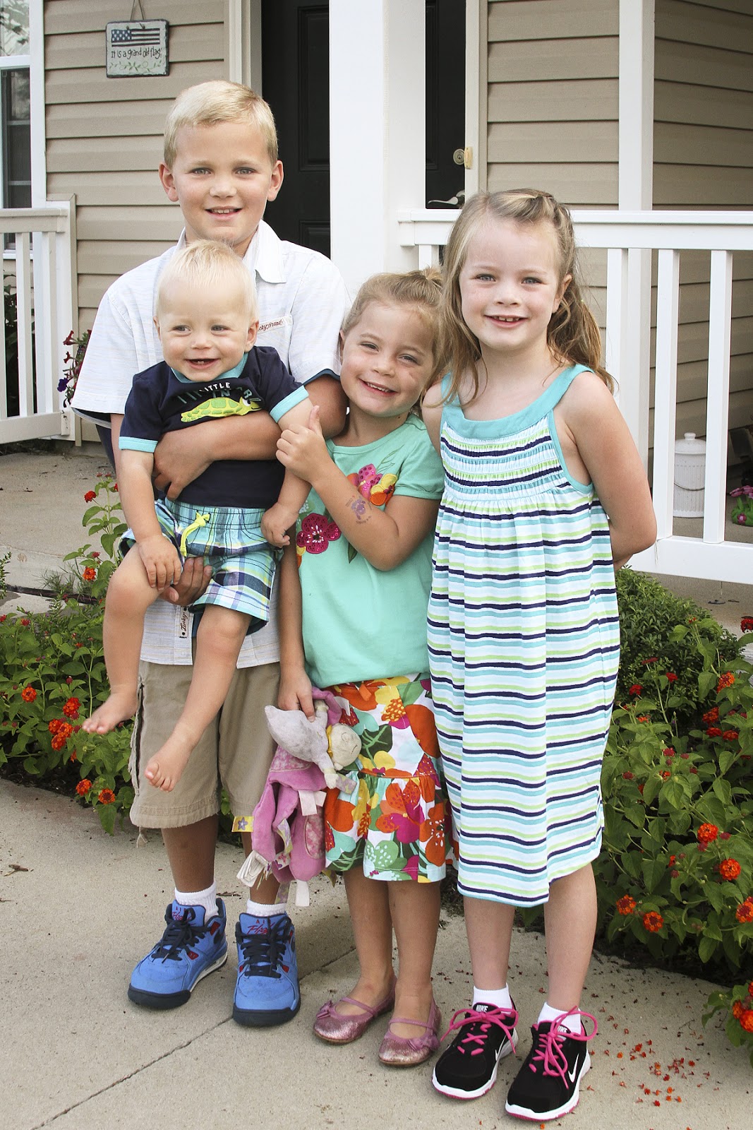 The Cullinan Family: The First Day of School - 2013