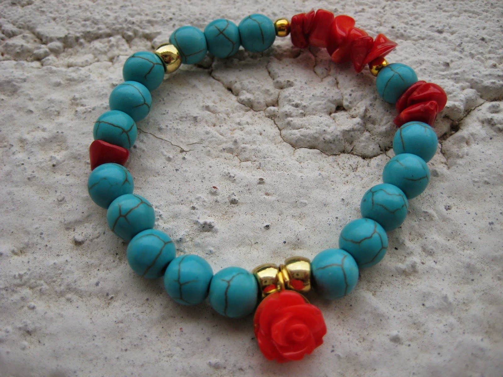 ROJO, CORAL Y TURQUESA - matahari