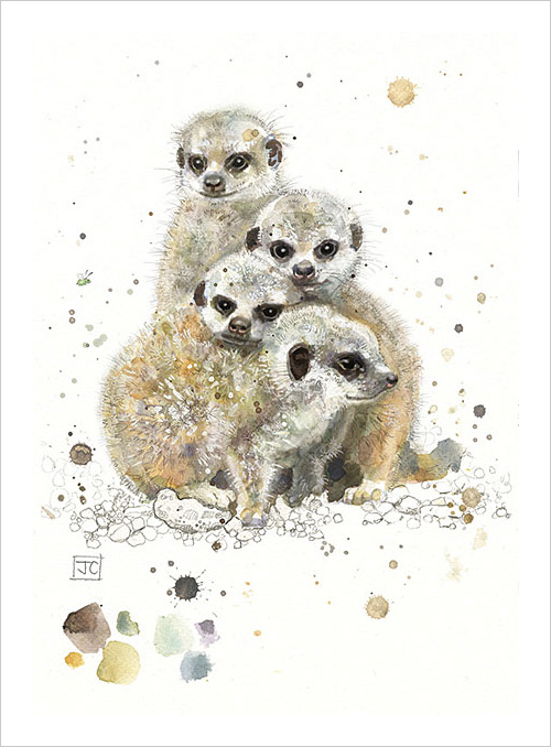 My Owl Barn: Bug Art Greeting Cards by Jane Crowther