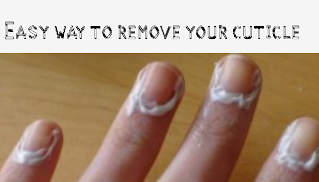 Easy way to remove your cuticle - Thrijung