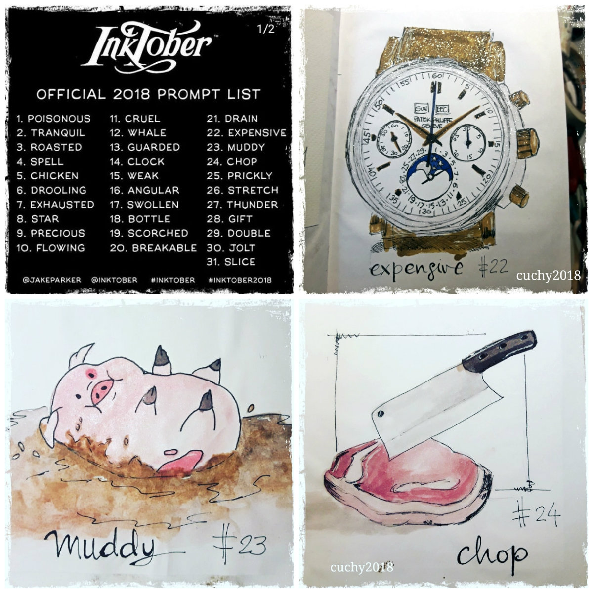 Hecho a mano: INKTOBER - WEEK 4