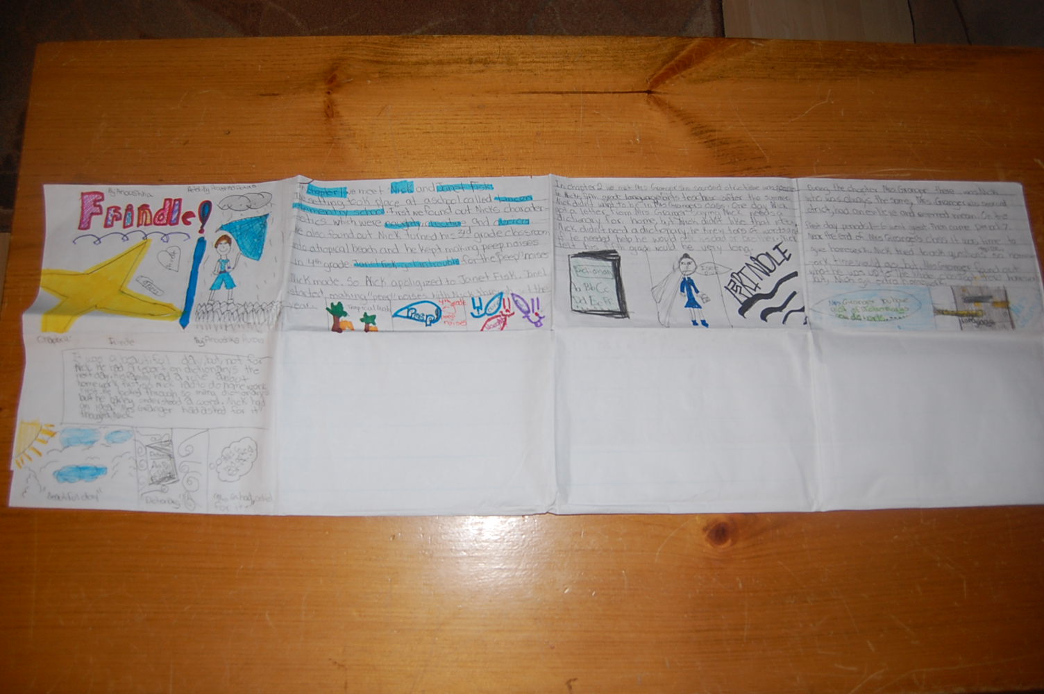 Thinking of Teaching: Frindle Storyboard