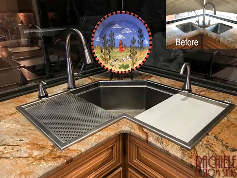 Blog about the kitchen : Corner Kitchen Sinks - the final solution