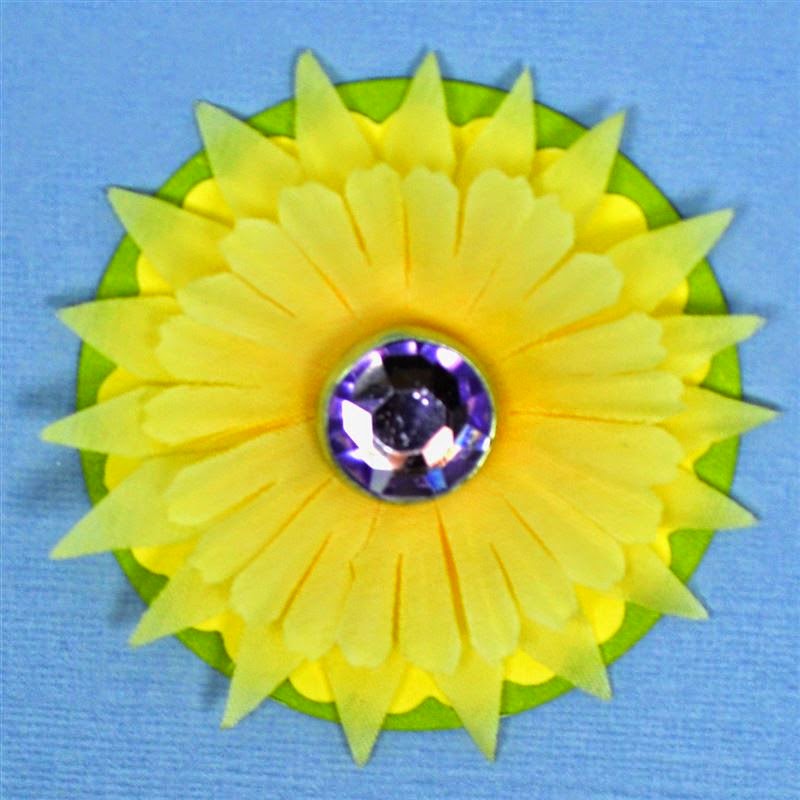 Capadia Designs: Framed Flower Card