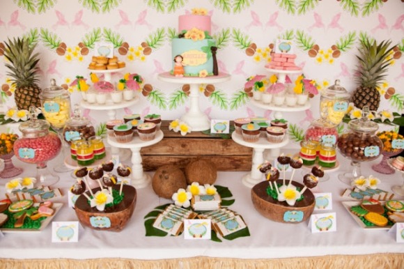 Ideias para chá (ou festa) tema luau! - Madrinhas de Casamento