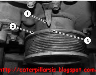 Caterpillar Service Information : Finding Top Center Position for No. 1 ...