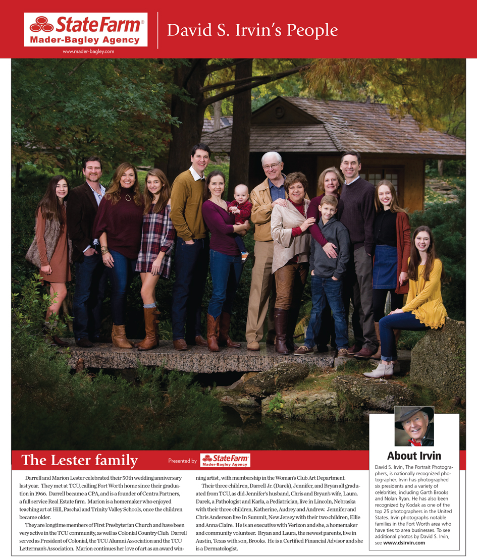 Fort Worth Business Press 2017: The Lester Family