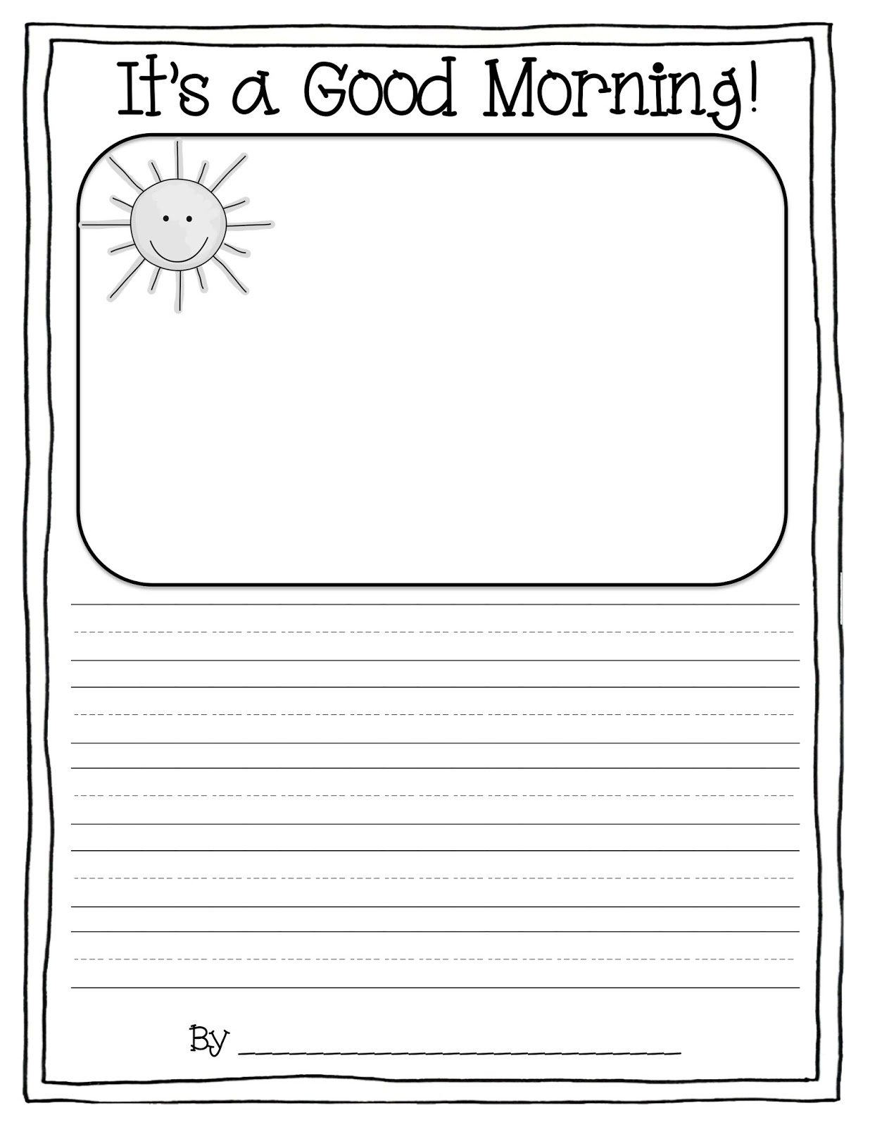 Intelli-Tunes' Ideas!: Good Morning Song and Writing FREEBIE!