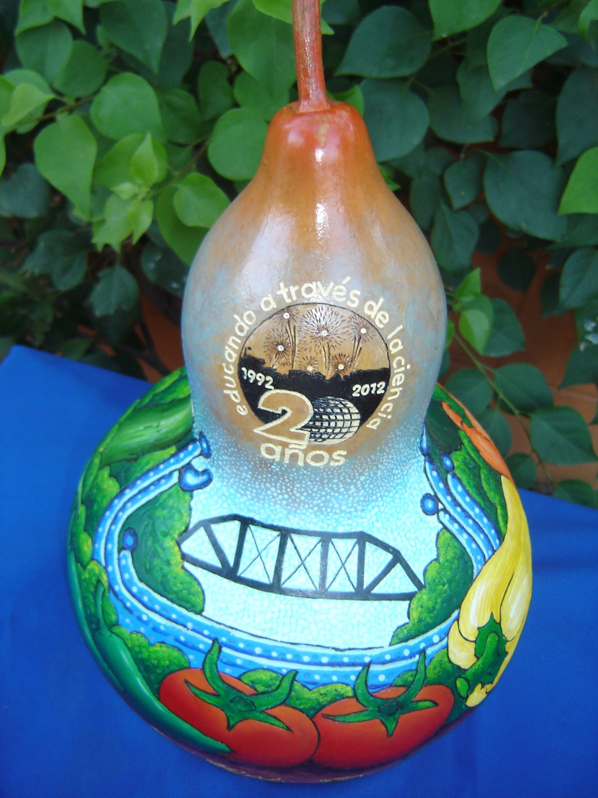 Arte en Bule-gourd art