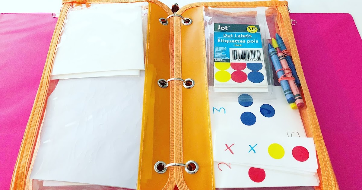 Find the Little Mind: Dollar Store Busy Binder for $15!