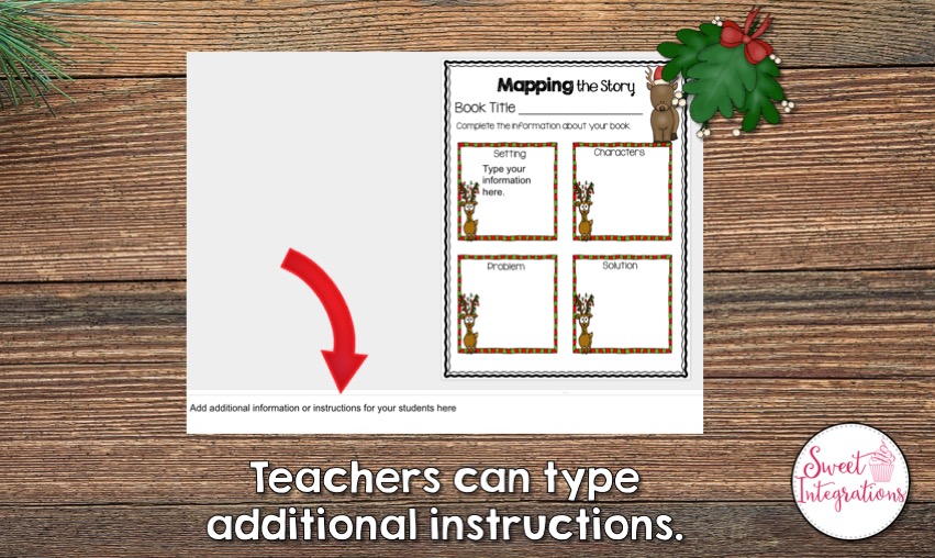 Seasonal Digital Graphic Organizers for Reading | Sweet Integrations