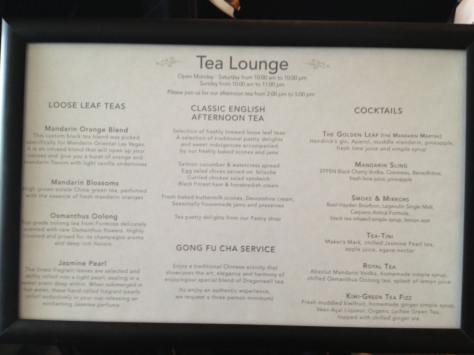 A Mandarin Oriental Tea Lounge Moment