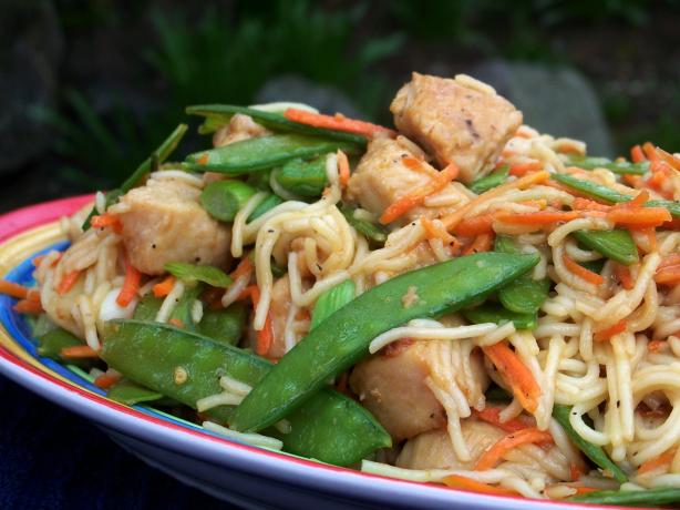 Chinese Food and Cooking : Chinese Chicken Spaghetti