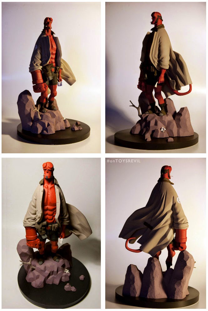 Revealed: 1/6 Hellboy Mignola french resin statue from Fariboles ...
