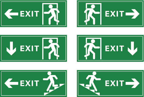 Kumpulan Gambar Tangga Darurat Emergency Exit Only - Informasi Alat ...