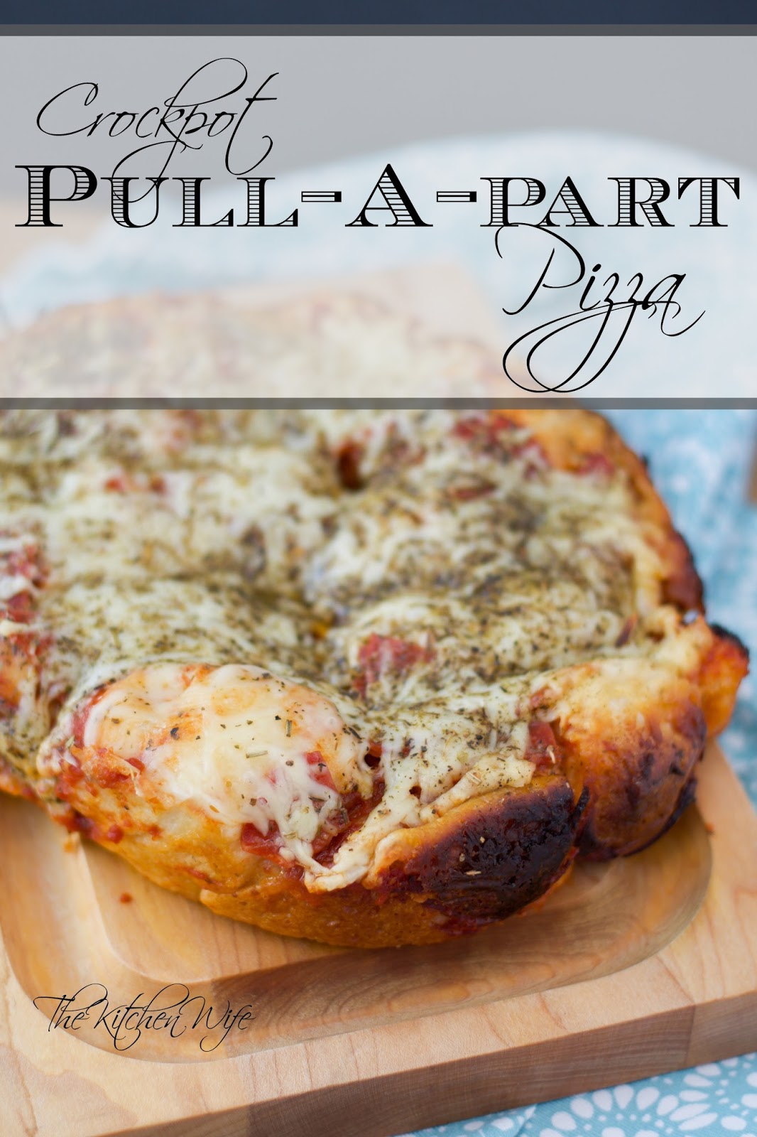 Crockpot Pull-Apart Pizza Recipe - The Kitchen Wife
