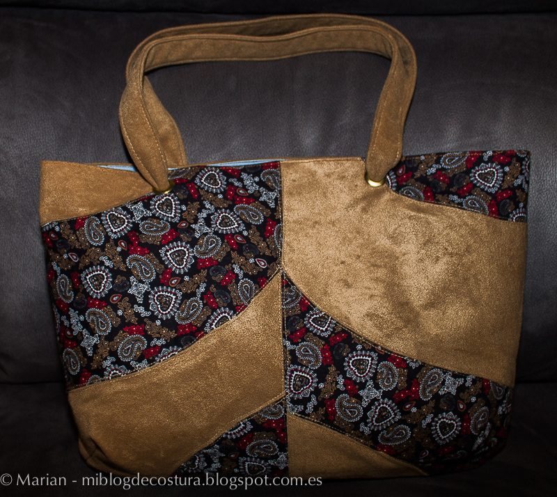 Mi blog de costura: Tutorial Bolso Patchwork