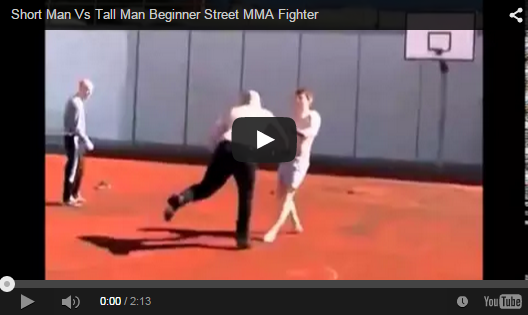 Short Man Vs Tall Man Beginner Street MMA Fighter - Mixed Martial Arts