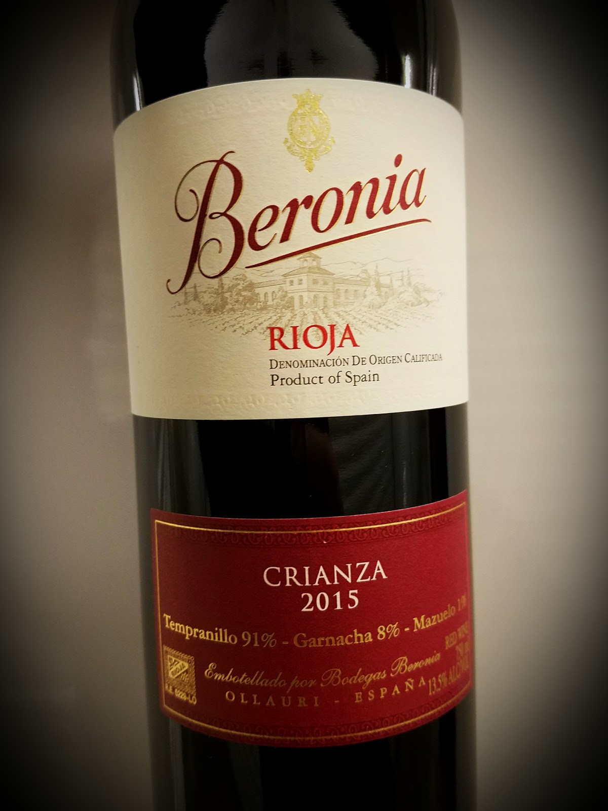 Now And Zin Wine: Rioja Red