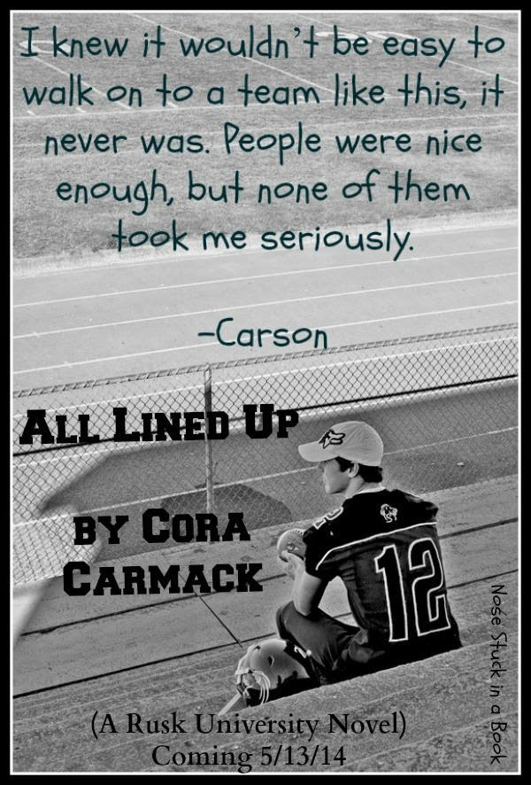 Cora Carmack Books: FOOTBALL FRIDAY: Meet Carson McClain! Plus a Giveaway!