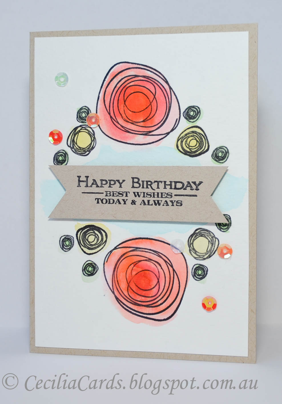 Cecilia's Cards: PTI inspired card
