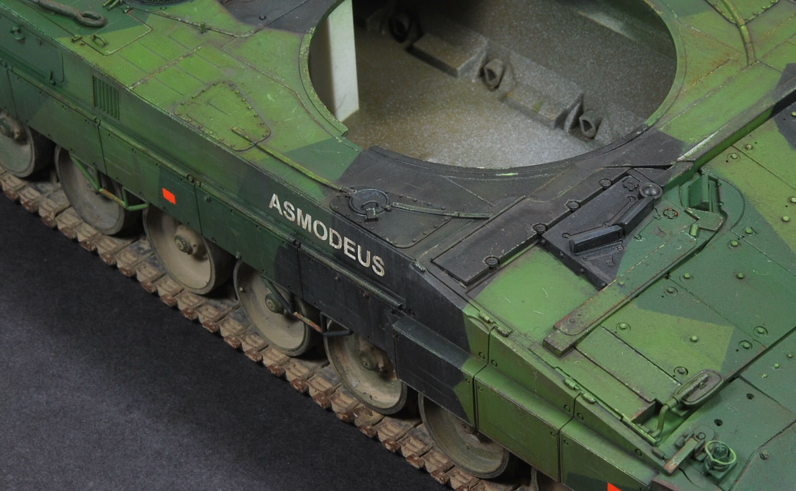 Chris Jerret modeling: Leopard (s) Strv.122 Sweden