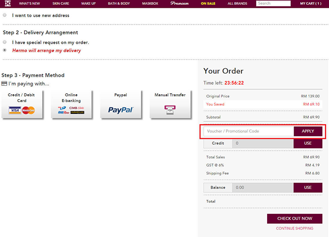 Shopping Hermo.my - Beauty Shop Online via Pay MOLPay Cash at 7-Eleven ...