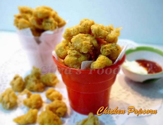 Citra's Home Diary: Chicken Popcorn recipe