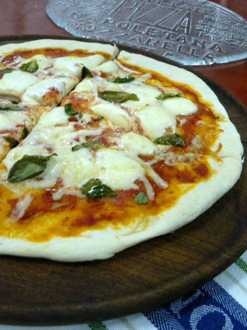 Blanca Cotta en nuestra cocina: Pizza con mozzarella