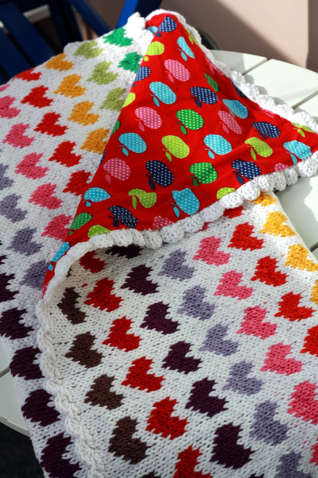 Vihreä Lanka: 286 sydäntä - täydellinen vauvan peitto