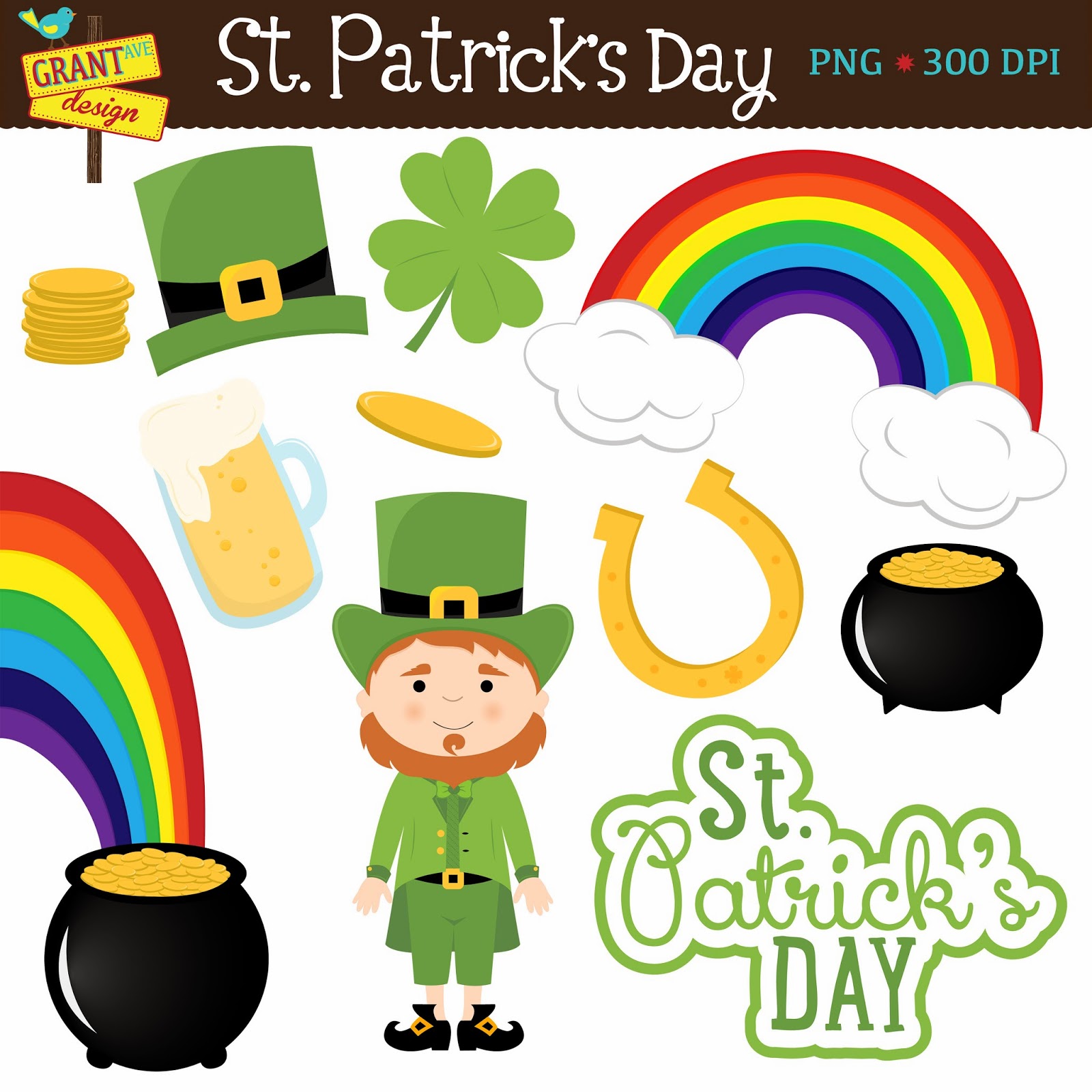 Grant Avenue Design: St. Patrick's Day New Releases! Don't get pinched ...