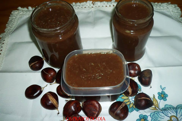 Os Pratos do Dia: DOCE DE CASTANHA