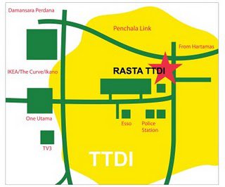 twentysixthree: Map to Rasta TTDI
