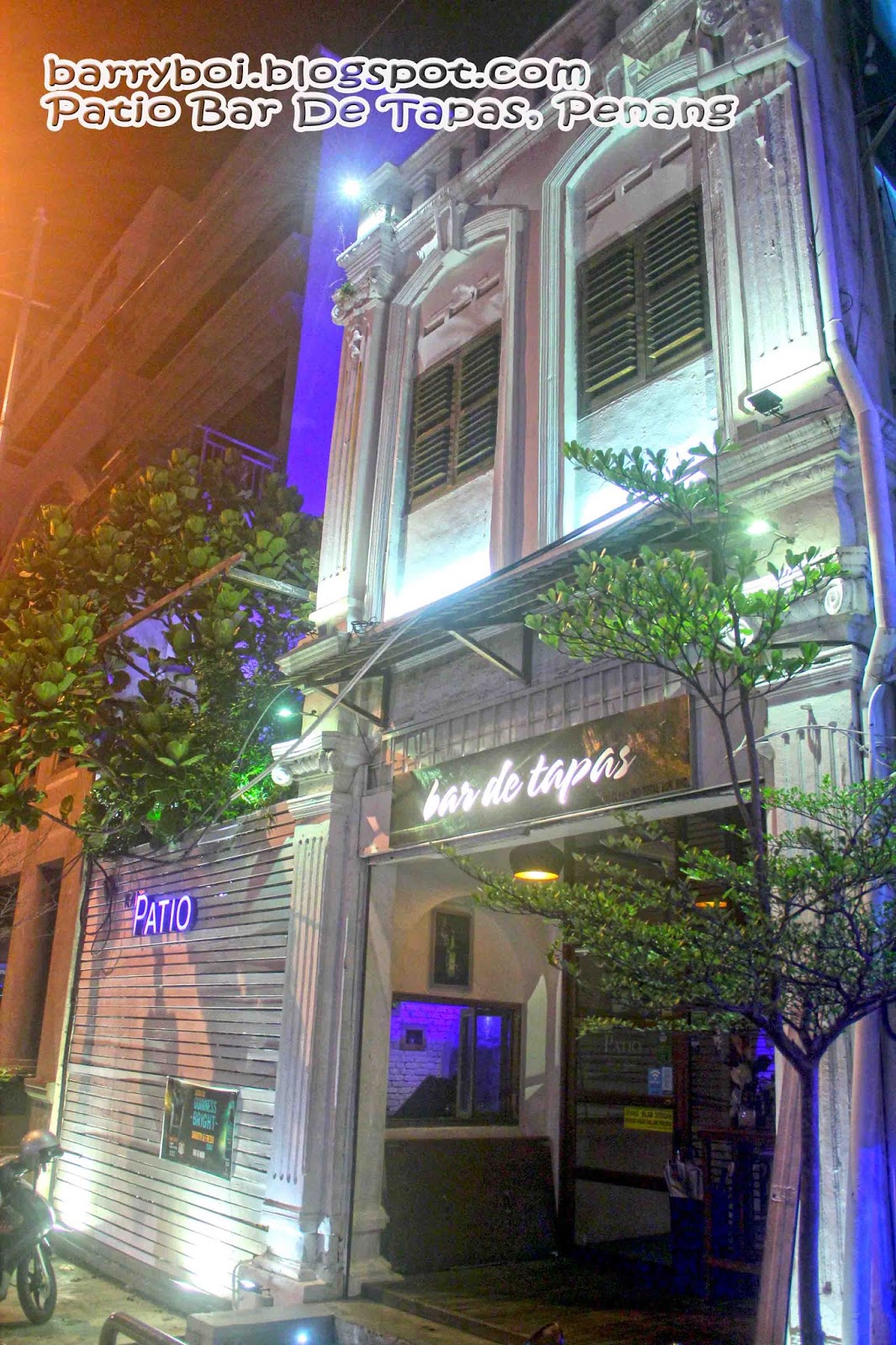 Patio Bar De Tapas Penang - A Place for Food, Tapas and Drinks