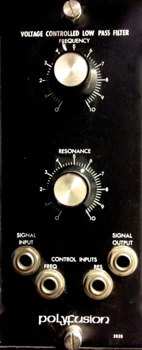 MATRIXSYNTH: Polyfusion Modular Voltage Controlled Low Pass Filter