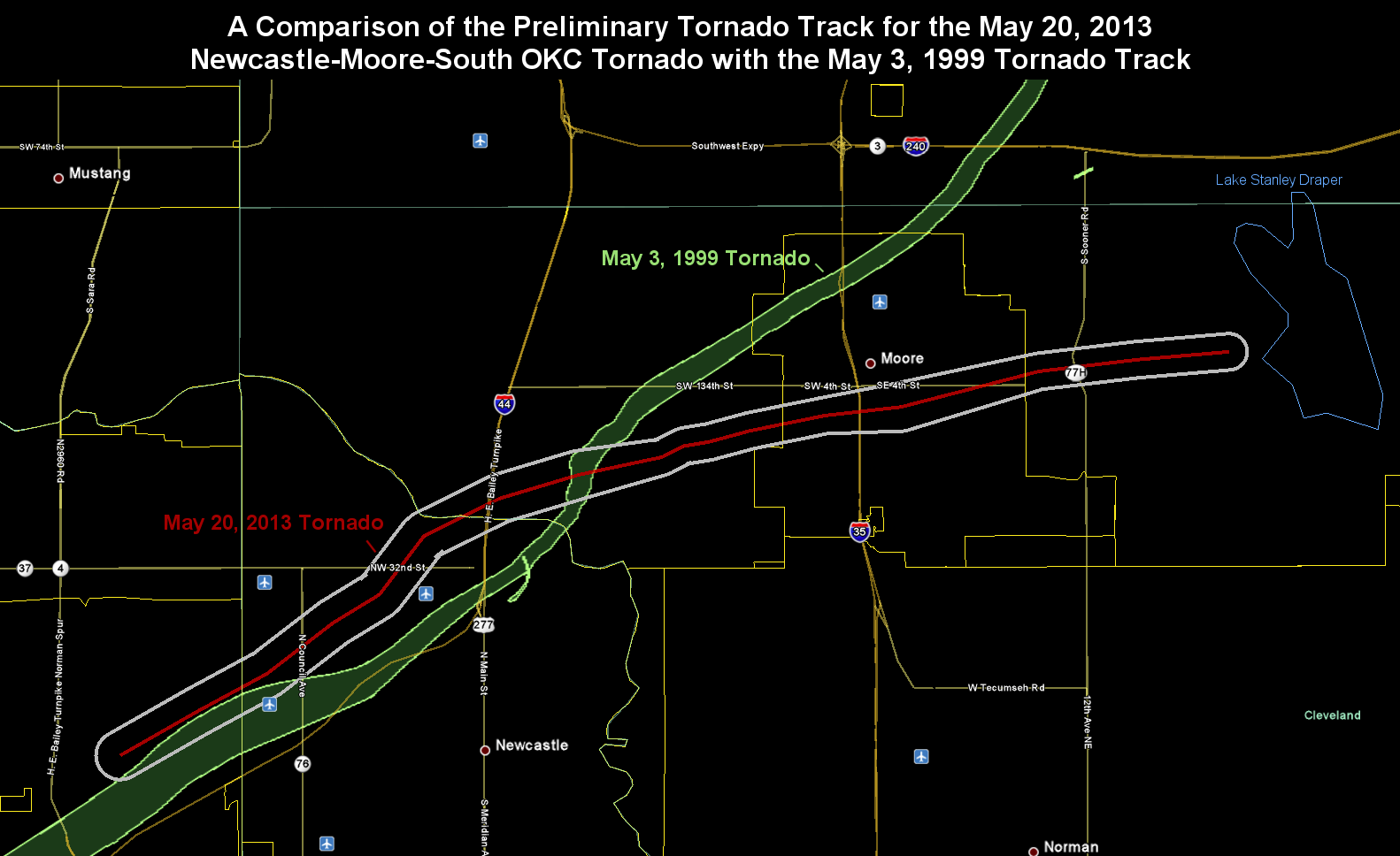 Moore, Oklahoma Tornado - May 20, 2013.