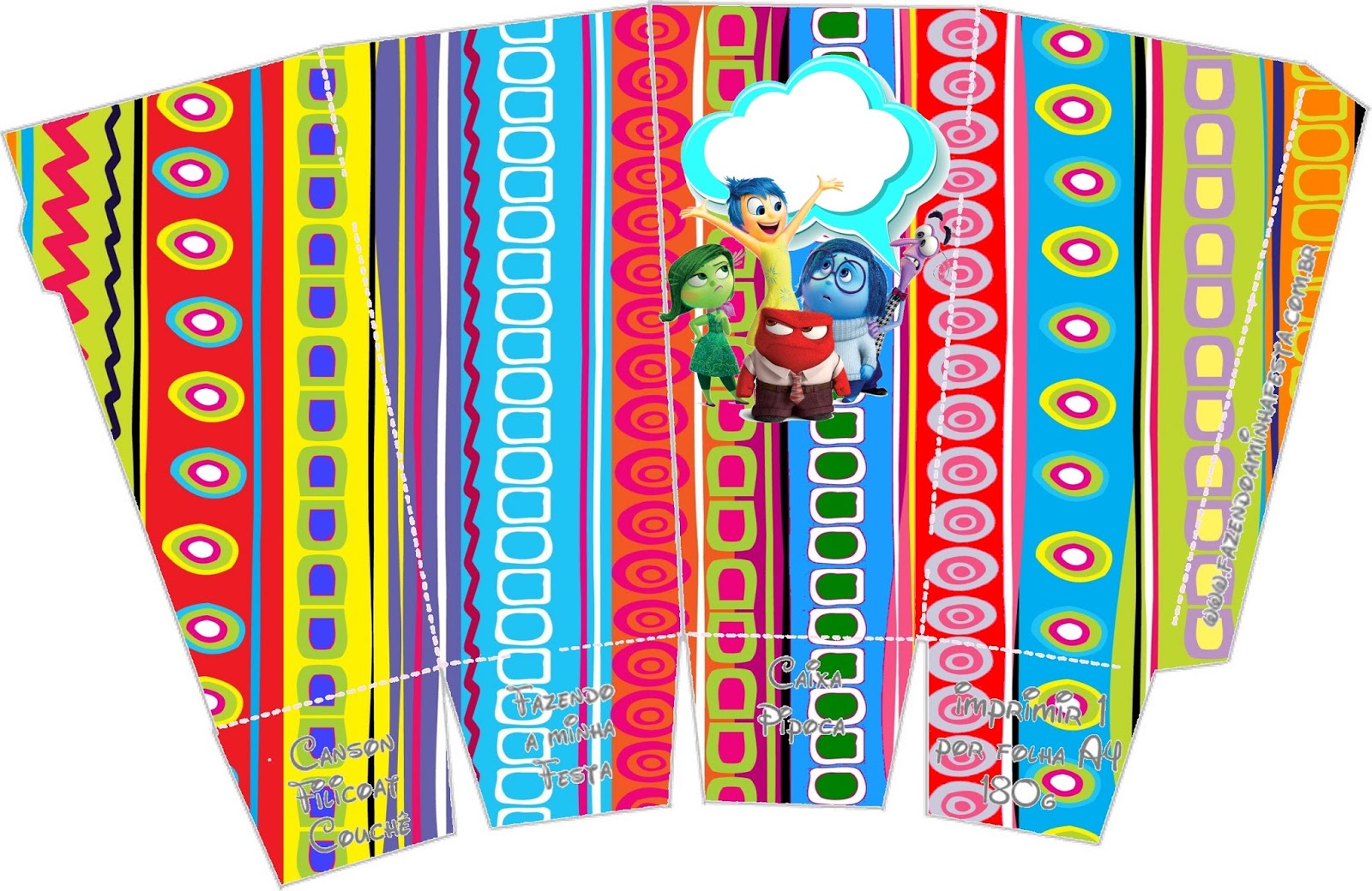 Birthday of Inside Out: Free Printable Boxes. - Oh My Fiesta! in english