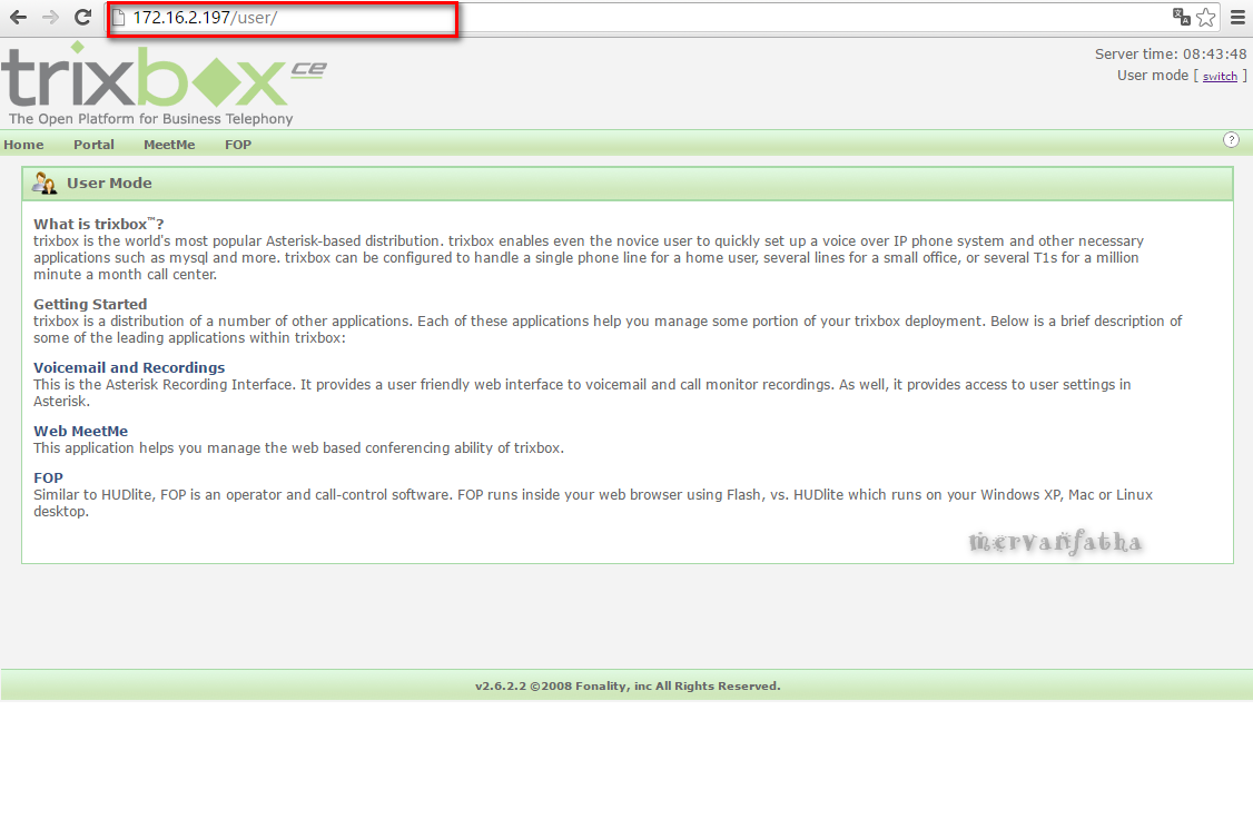 Tutorial Konfigurasi Trixbox Dan Mengakses pada client