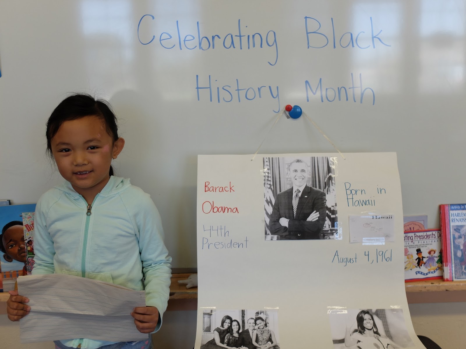 First Grade Adventurers: Black History Month Project Presentations!