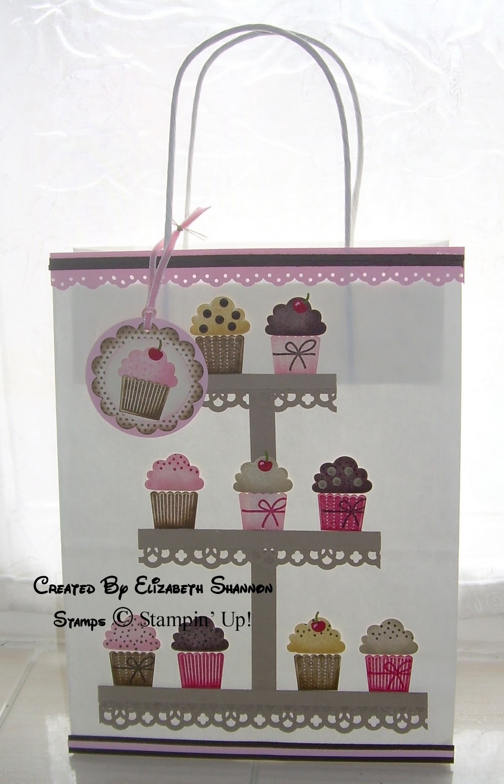 elizabeth's craft room: Cupcake Bag