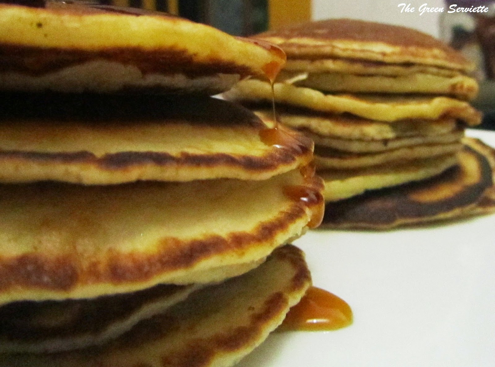 The Green Serviette: Hot Pancakes on the Pan!