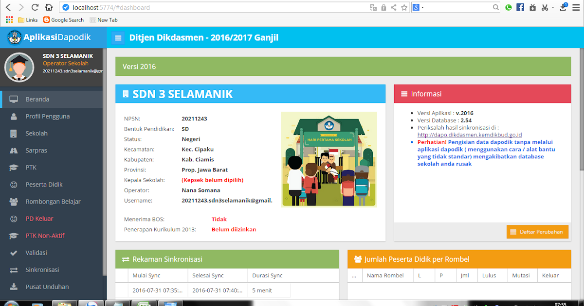 Cara Instal Aplikasi Dapodik Versi 2016 - Belajar Bersama