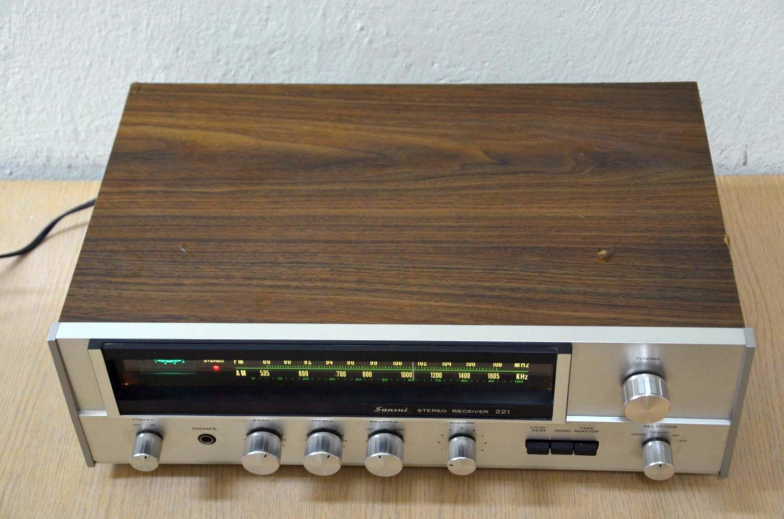 Sansui 221 - Analog Stereo Receiver | AudioBaza