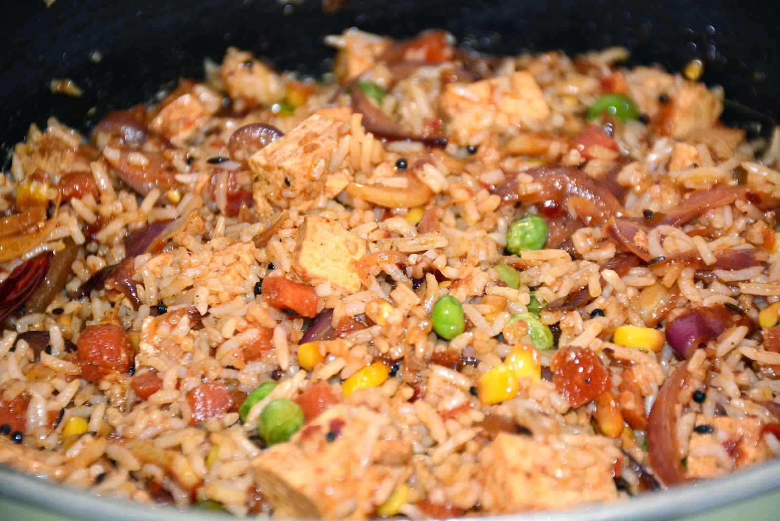 Nepali Tummy!!: Vegetarian: Nepali Style Tofu Fried Rice Recipe!!